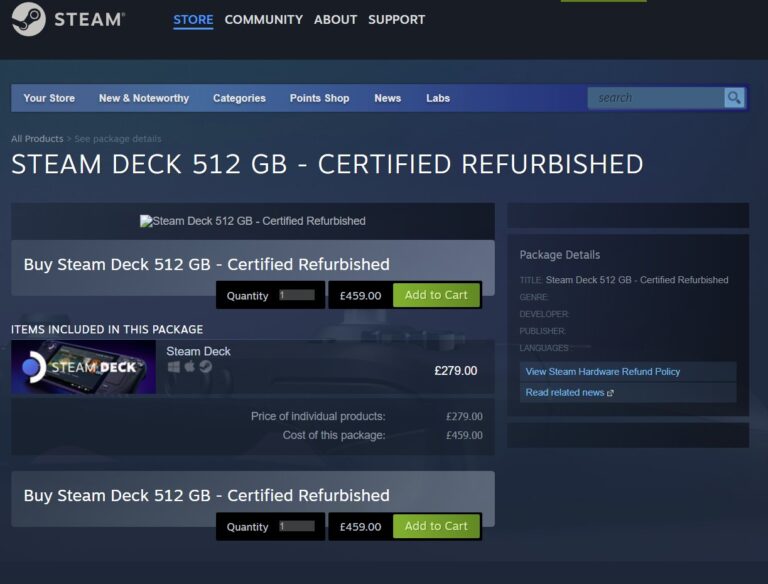 Official Refurbished Steam Deck Now Available | Caiminds